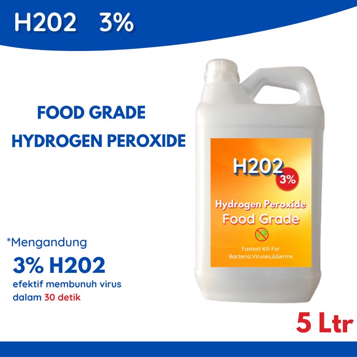 Jual Hidrogen peroksida 3% / H202 / Hydrogen peroxide | Shopee Indonesia