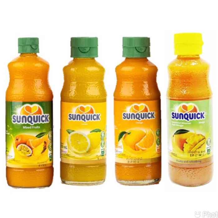 Jual Sunquick Syrup Orange Lemon Mandarin 330 ML | Shopee Indonesia