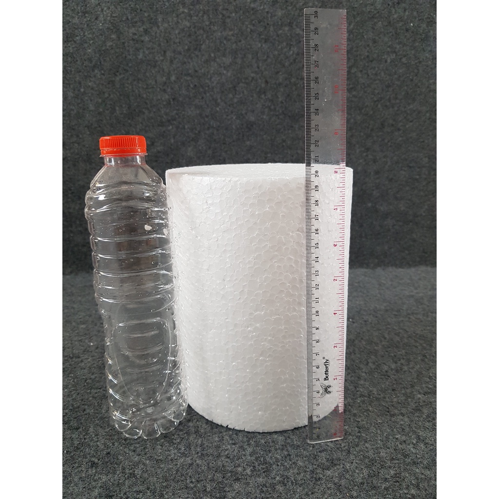 Jual Dummy Styrofoam Bulat Diameter 15cm x 25cm | Shopee Indonesia