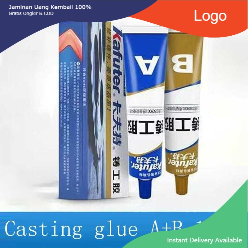 Jual Kafuter Lem Caster Glue A+B Metal Repairing Adhesive Glue 100g | Shopee Indonesia