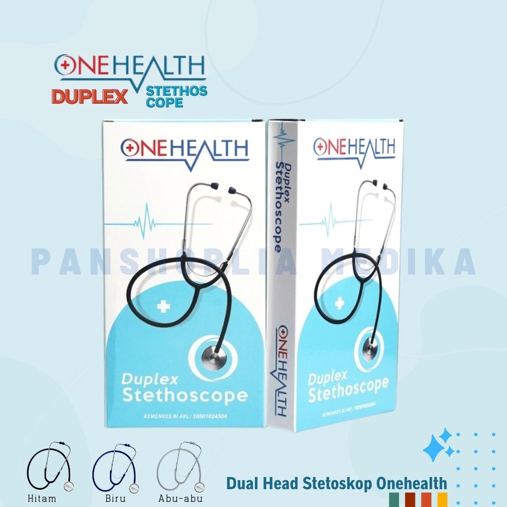 Jual Stetoskop Duplex Onehealth / Duplex Stethoscope / Dual Head Stetoskop Onehealth | Shopee ...