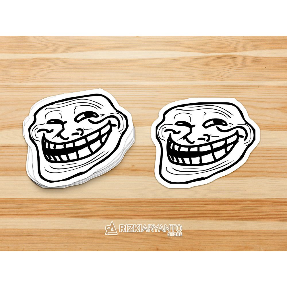 Jual Sticker - Stiker Meme Muka Troll untuk PC Laptop HP dll | Shopee ...