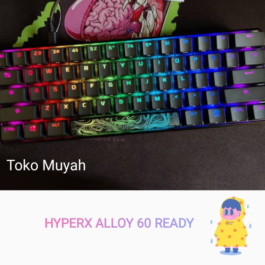 Jual MECHANICAL KEYBOARD HYPERX ALLOY MINI 60 RGB FASTER RESPONSE IN ...
