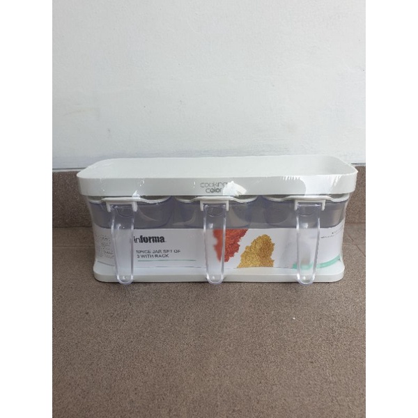 Jual Informa Tempat Bumbu Set of 3 with rack | Shopee Indonesia