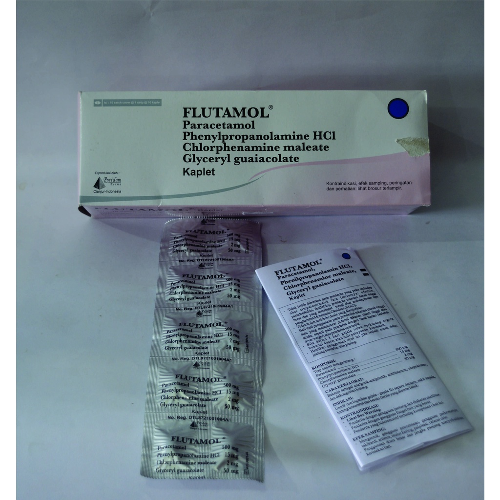 Jual Flutamol Tablet (Obat Batuk, Flu, Demam dan Sakit Kepala) | Shopee ...