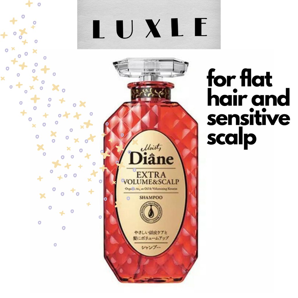 Jual Moist Diane Extra Volume and Scalp Shampoo 450ML | Shopee Indonesia