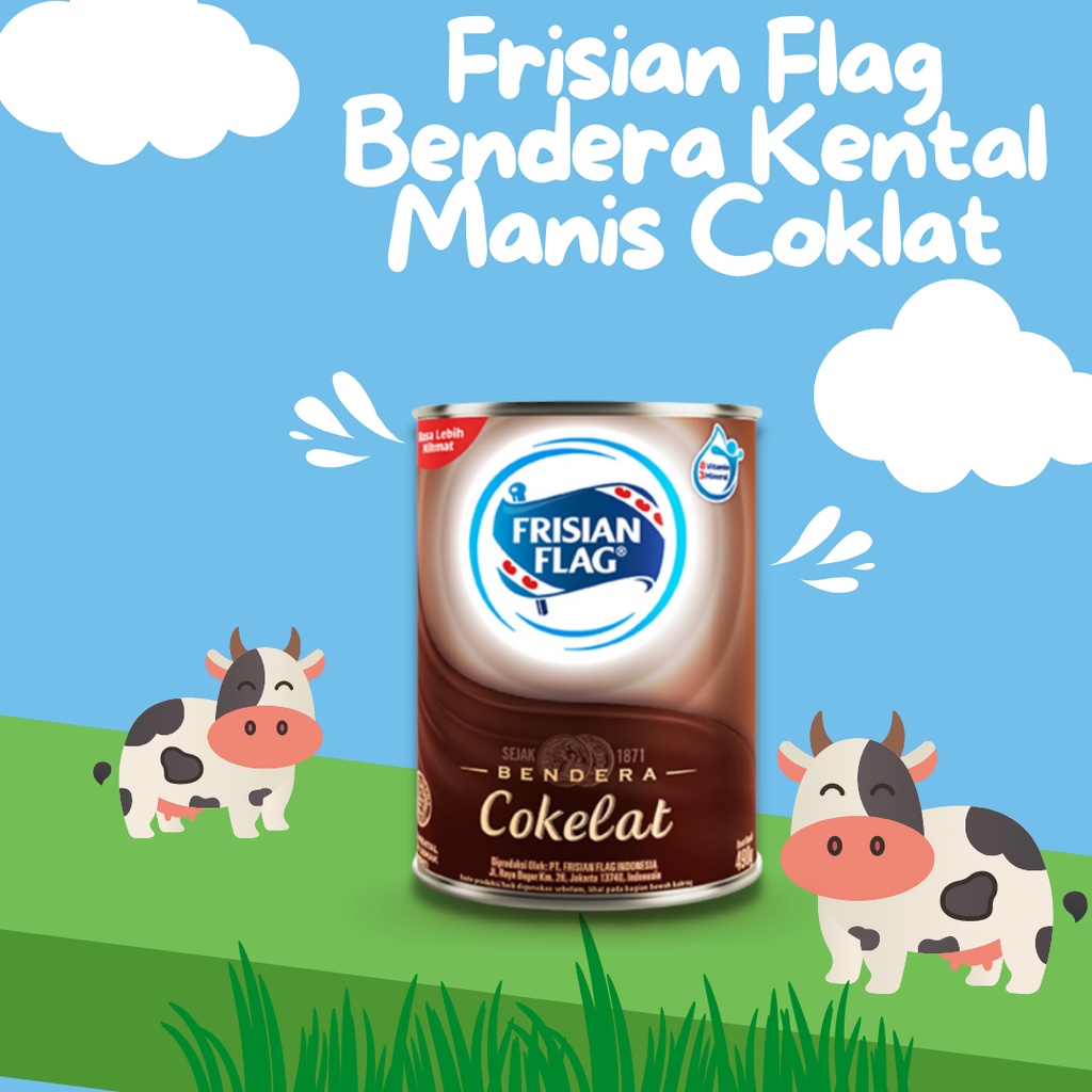Jual Susu Kental Manis Frisian Flag 490G Susu Bendera Kental Manis ...