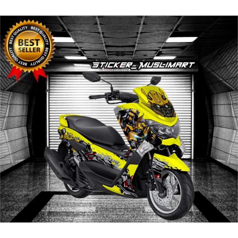 Jual Decal Sticker Nmax 155 old Transformers Bumblebee variasi fullset ...