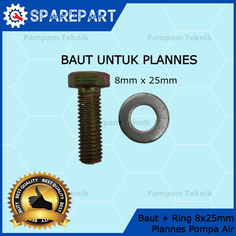 Jual Baut dan Ring Untuk Plenes Pompa Air Shimizu Panasonic Sanyo ...