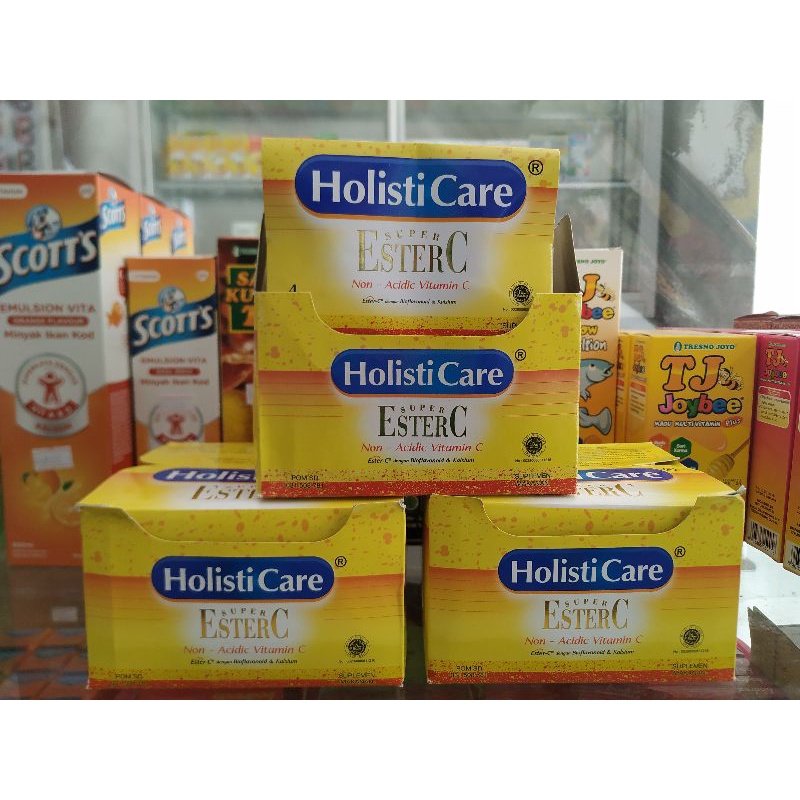 Jual Holisticare Ester C Strip Isi 4 Tablet/Strip | Shopee Indonesia