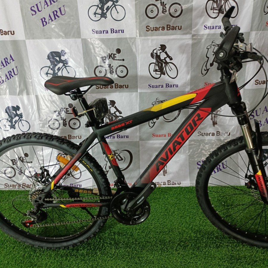 Jual SEPEDA MTB AVIATOR AT 2689 XT VT 3X8 MD 26 INCH | Shopee Indonesia