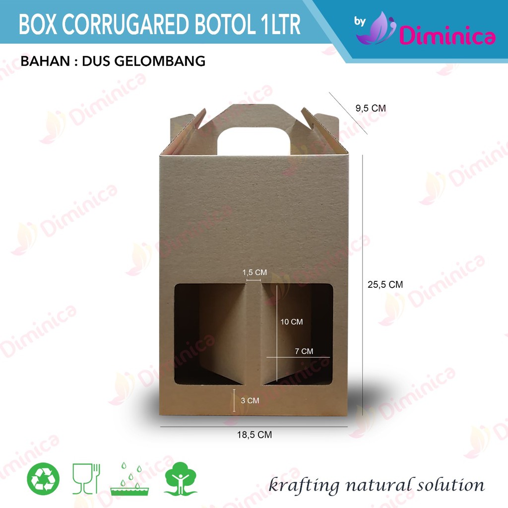 Jual Kardus Hampers Botol 1liter/Box Hampers Botol 1liter | Shopee ...