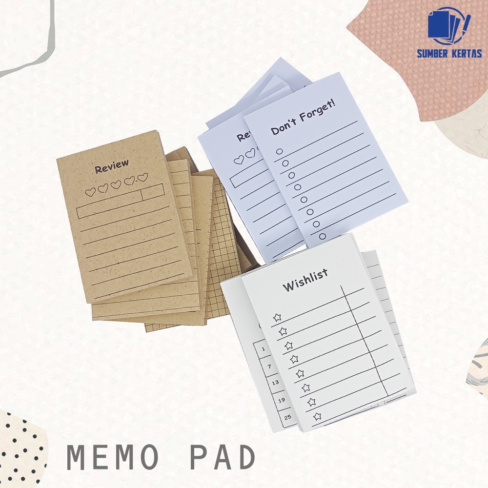 Jual MEMO PAD/CATATAN DIARY/CATATAN TEMPEL DIARY/NOTES/NOTEPAD/WISHLIST ...