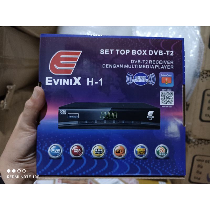 Jual STB TV DIGITAL Set Top Box tv digital DVB T2 EVINIX H1+HDMI terbaik tabung berkualitas ...