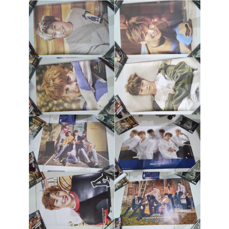 Jual Poster ASTRO Autumn Story / Dream pt 1 / Dream pt 2 / MJ / Jinjin ...