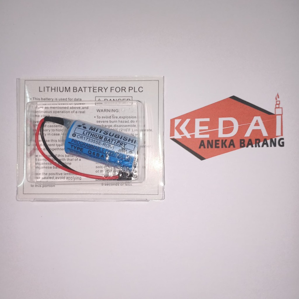Jual Battery Baterai Batere Batre Lithium Mitsubishi PLC Q6BAT CR17335 ...