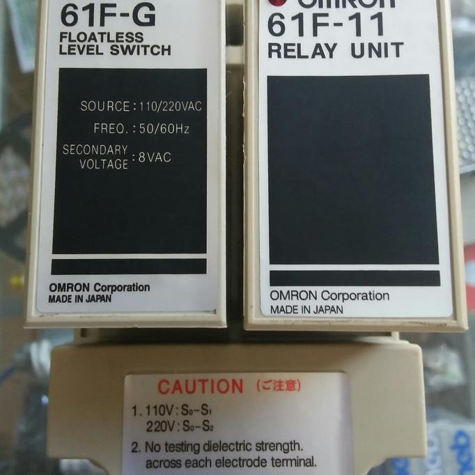 Jual Floatless Switch Water Level Control WLC 61F-G OMRON ( 1 Tangki ...