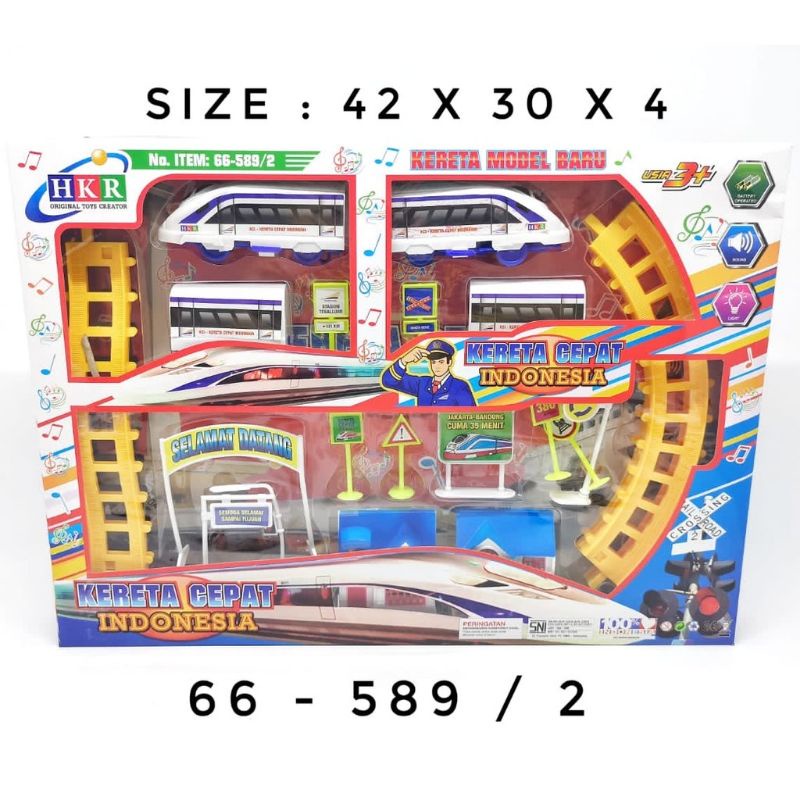 Jual MAINAN KERETA CEPAT INDONESIA MAINAN ANAK LAKI LAKI KERETA API INDONESIA KERETA API ...