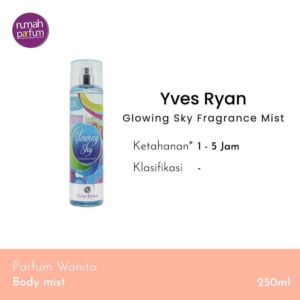 Jual Parfum Wanita Yves Ryan Glowing Sky Fragrance Mist (250 mL ...