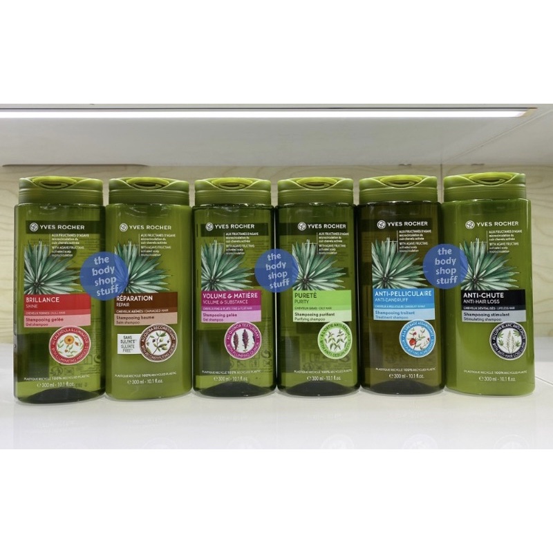 Jual Yves Rocher Shampoo 300ml Shampoo Anti hair loss anti dandruff ...