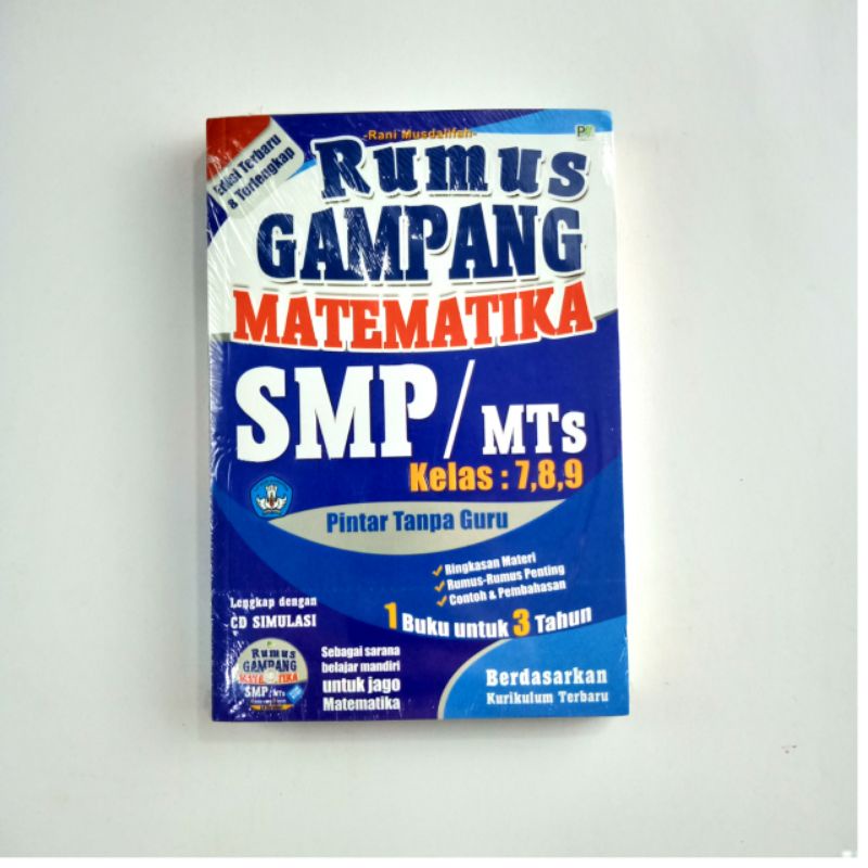 Jual Buku Rumus Gampang Matematika SMP/MTs Kelas 7,8,9 | Shopee Indonesia
