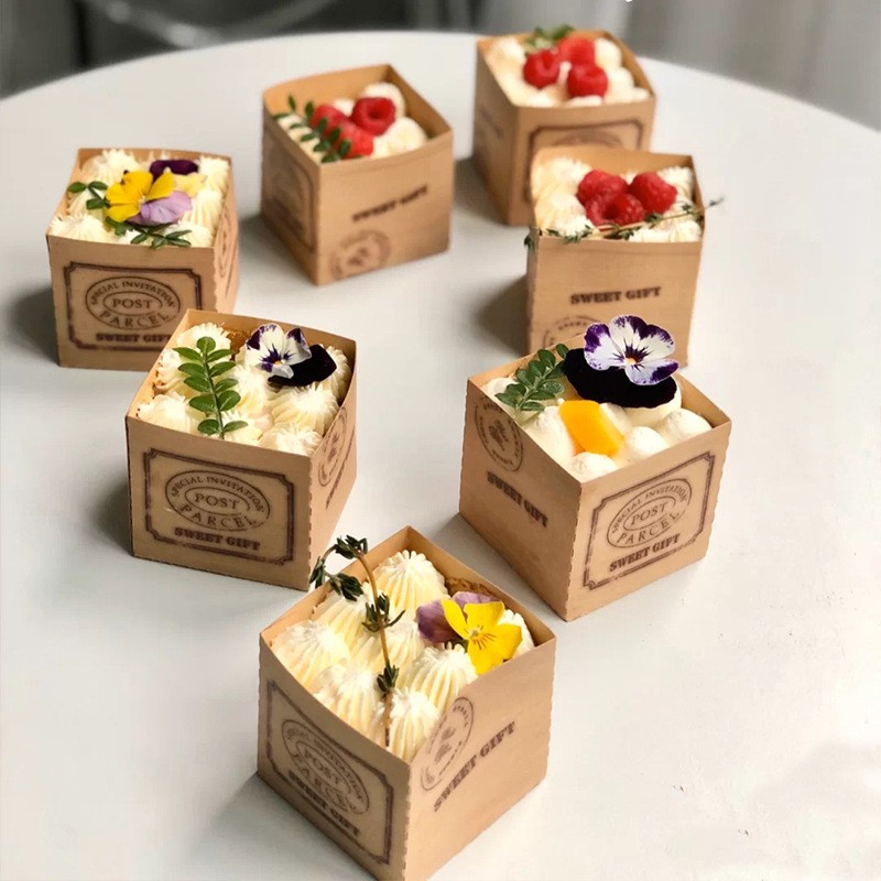 Jual Paper Cupcake Kotak Box Kue Kertas kotak cupcake Karton Cup Cake ...