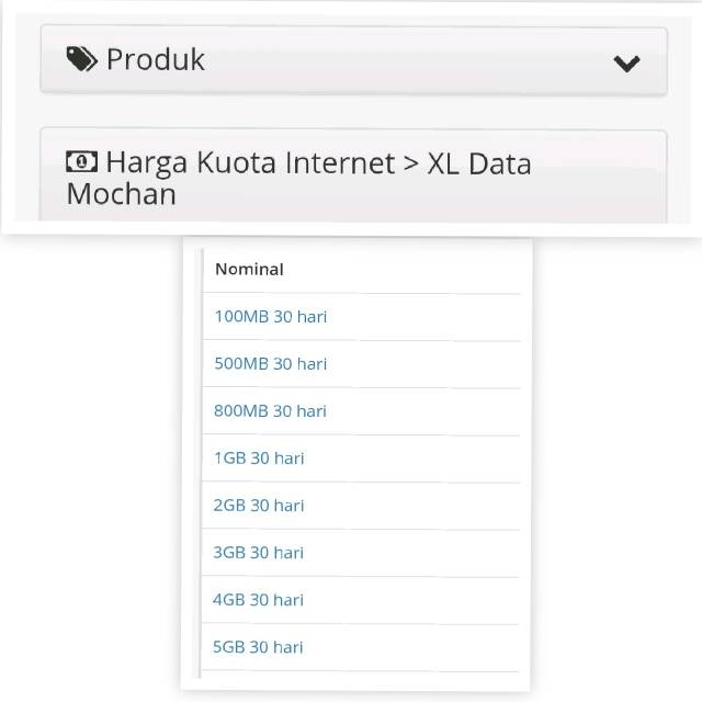Jual Paket XL Data Pure 2 GB 30 hari | Shopee Indonesia