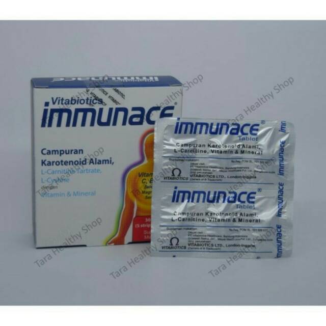 Jual Vitabiotics Immunace Original - Suplemen Daya Tahan Tubuh isi 30 ...