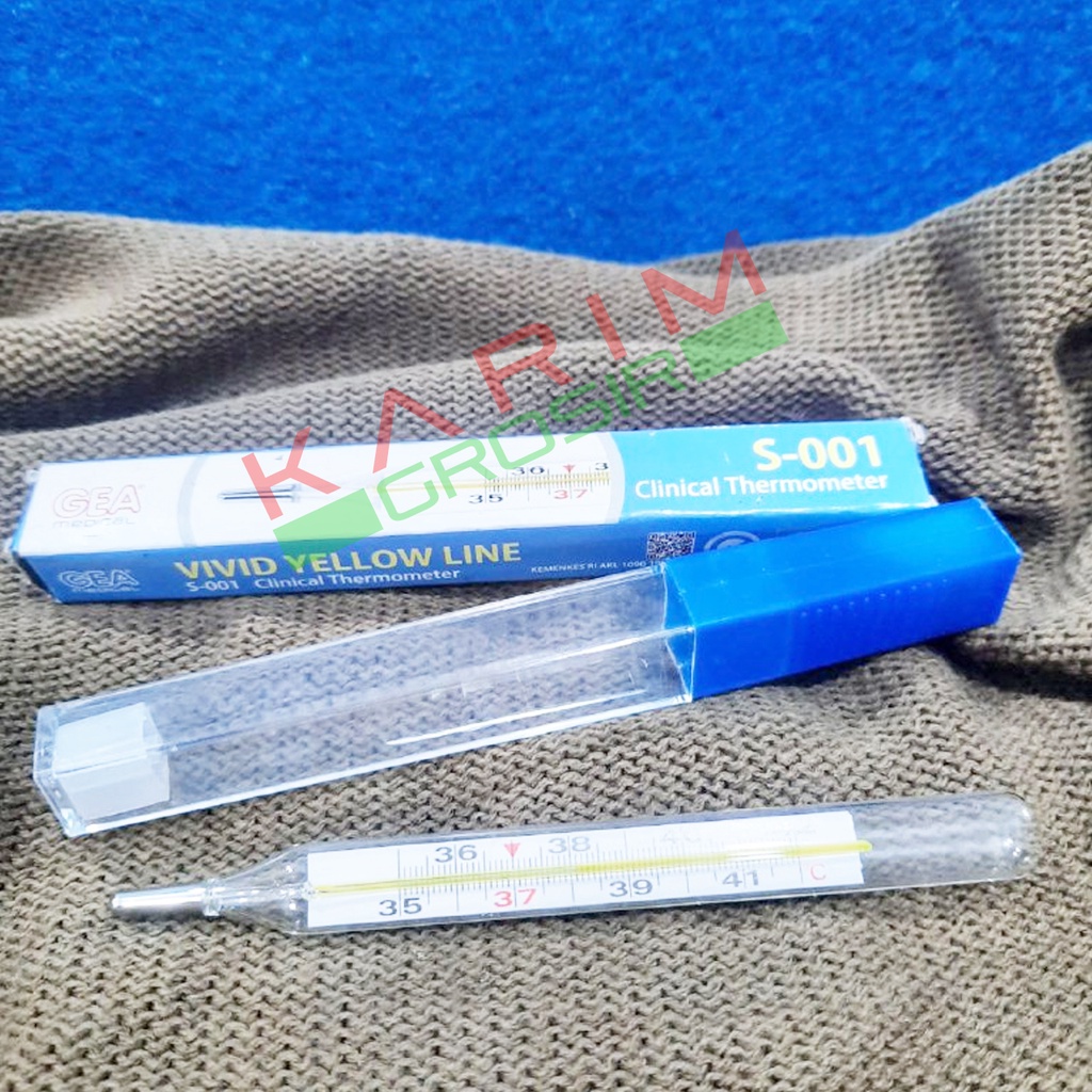 Jual Termometer Badan Merek Gea Termometer Air Raksa Bukan Termometer ...