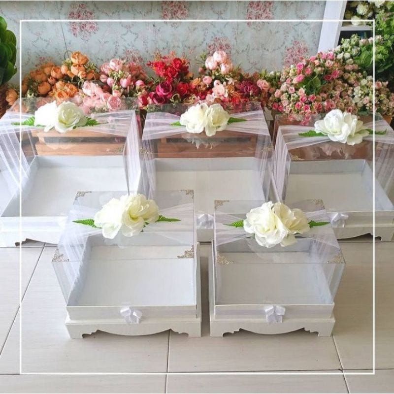 Jual Box/Kotak hantara seserahan isi 6 tinggi 20cm | Shopee Indonesia