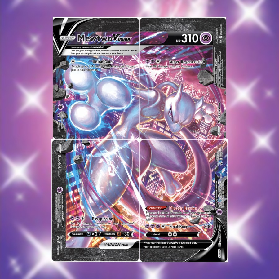 Jual Mewtwo V-UNION Pokemon TCG Indonesia Online PTCGO evolving skies ...