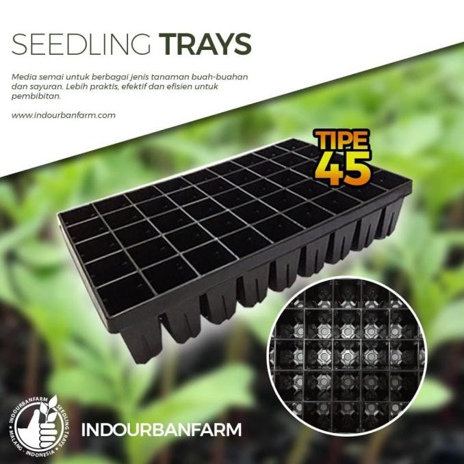 Jual pottray type 45 satu dus isi 25 pc / tray semai / seed tray ...