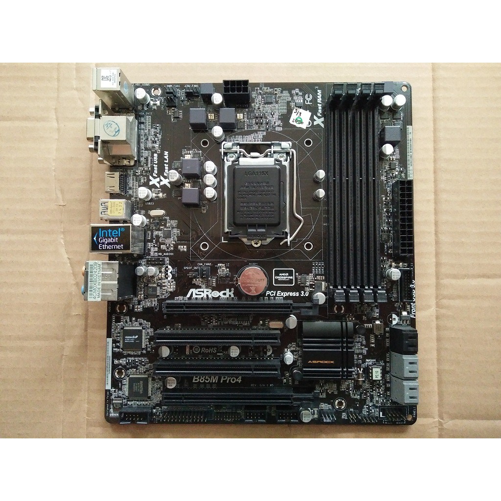 Jual Motherboard Gaming ASRock B85M Pro4 LGA1150 B85 H81 H87 H97 Q85 Q87 4-slot RAM, 2-slot VGA ...