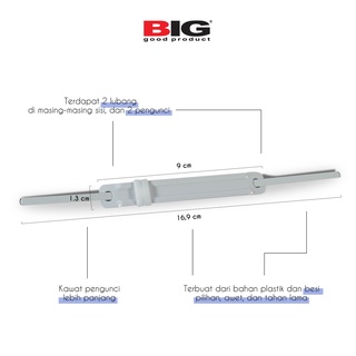 Jual Paper Fastener Acco Warna Putih BIG PF-80W | Shopee Indonesia