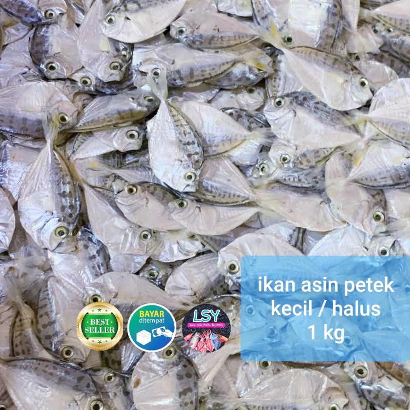 Jual ikan asin petek kecil / halus 1000gram / 1 kg | Shopee Indonesia