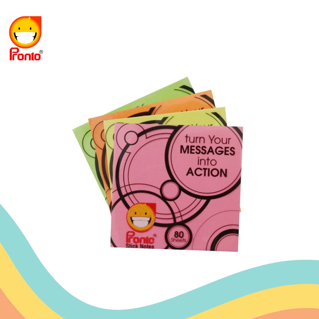 Jual STICK NOTE PRONTO BRILLIANT 75x75 (1 PCS) | Shopee Indonesia