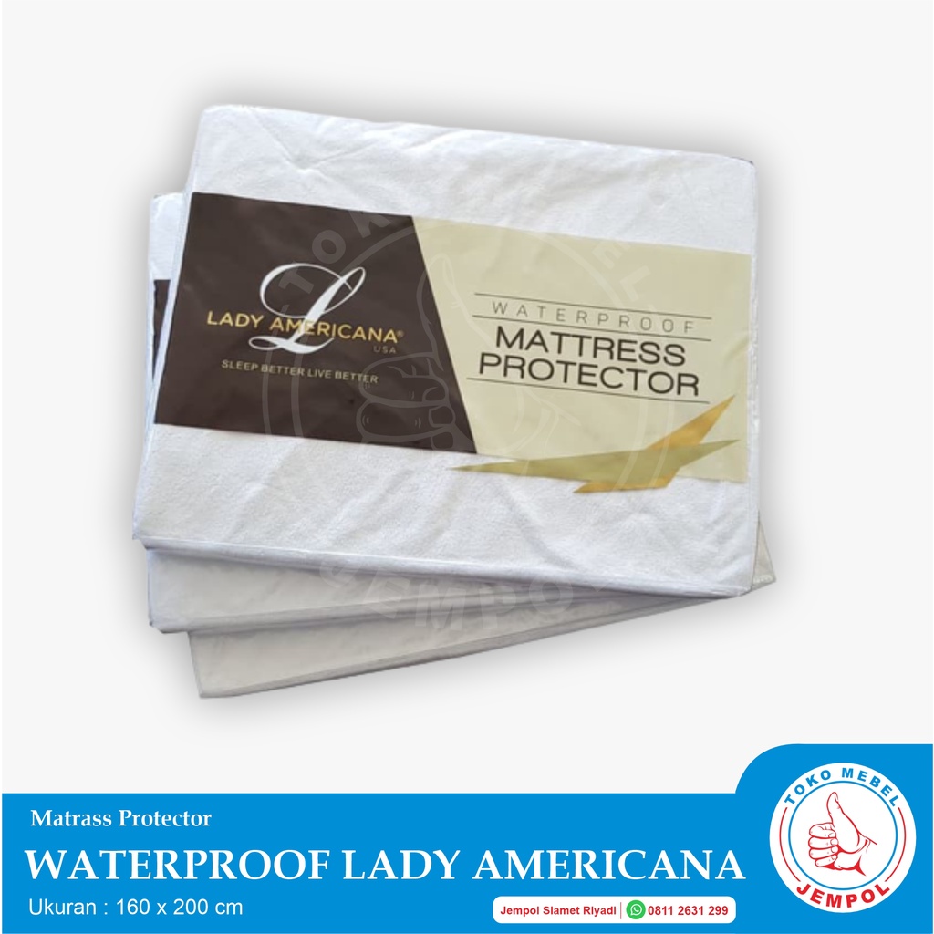 Jual Matras Protector 160x200 Lady Americana Waterproof | Shopee Indonesia