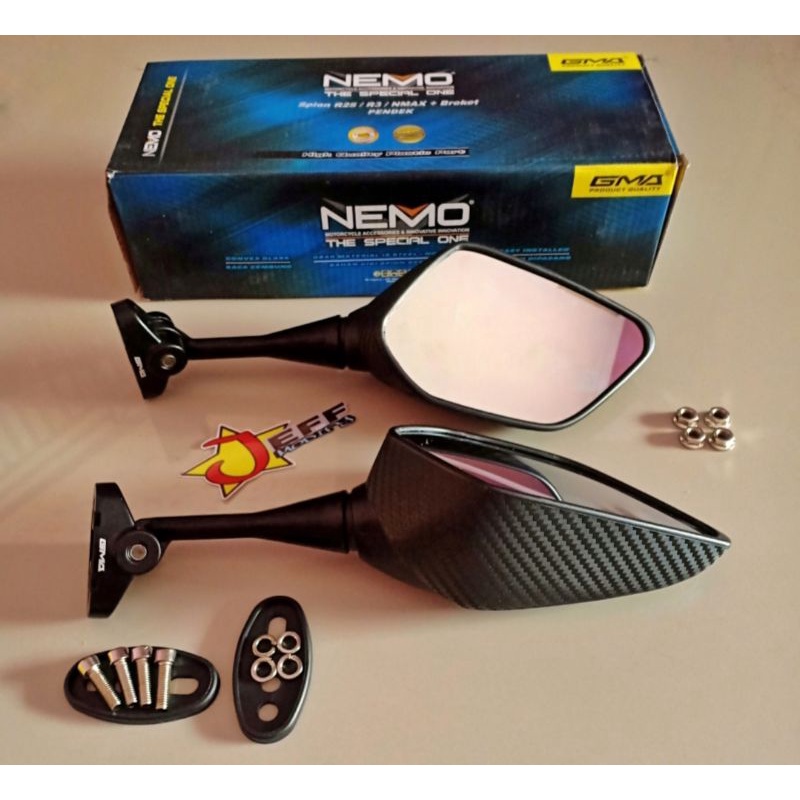 Jual Spion nemo model r25 pendek pnp Ninja CBR R15 Gsx Nmax | Shopee ...