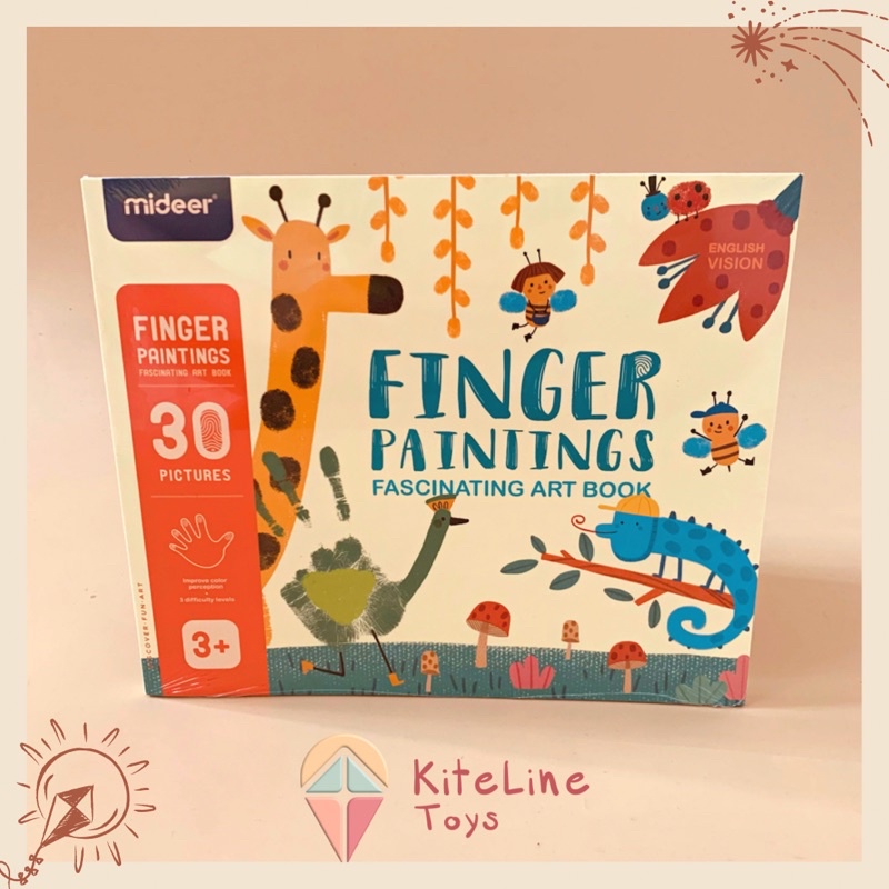 Jual Mideer Finger Paint Art Book Painting Buku Mewarnai Cat Tangan ...