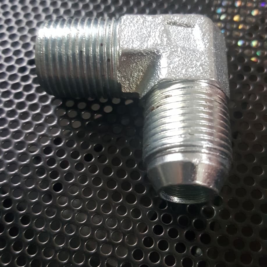 Jual Double Nepple Elbow 90 deg 1"" NPT JIC 16 Mb x 16 MJ material CS ...