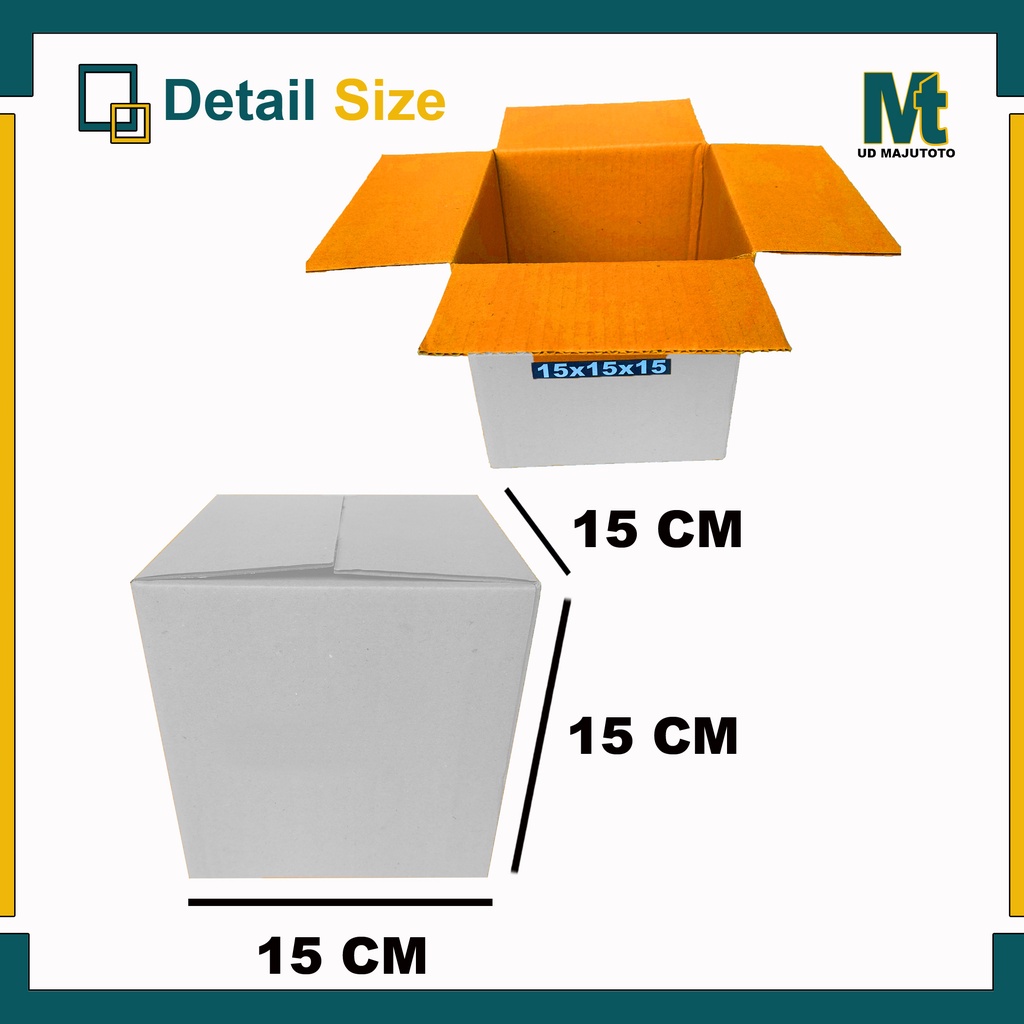 Jual Box 15x15x15 Cm / Box Packing A1 / Kardus Polos | Shopee Indonesia