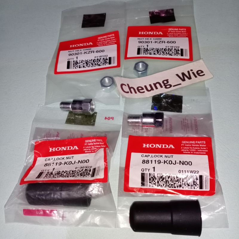 Jual adapter dan mur sambungan spion Scoopy Donat AHM ke Honda PCX-ADV ...