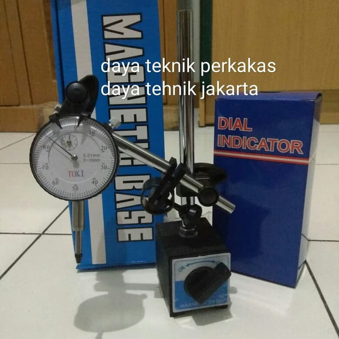 Jual DIAL INDICATOR + SET STAND DIAL - STAND MAGNET DIAL - MAGNETIC ...