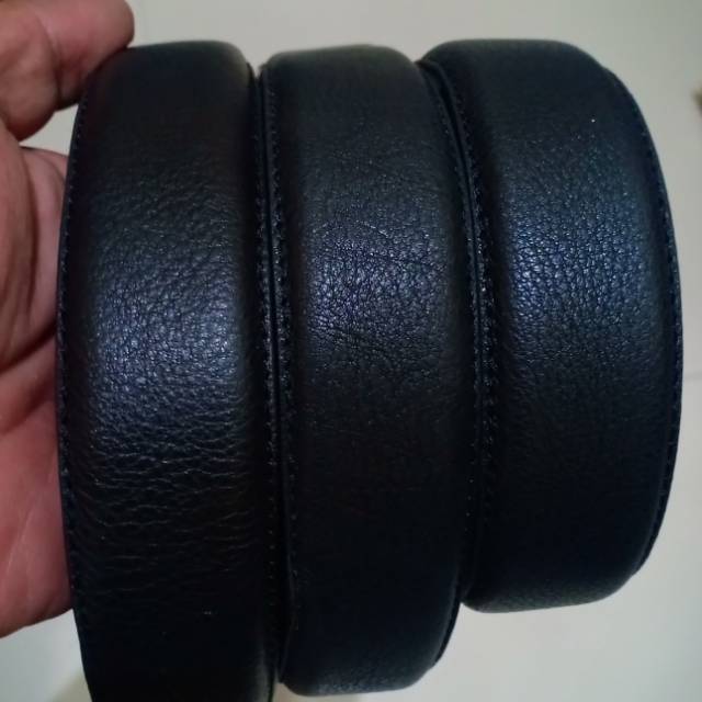 Jual Tali Sabuk Tali ikat Pinggang Kulit asllliiiii hitam panjang 140cm ...