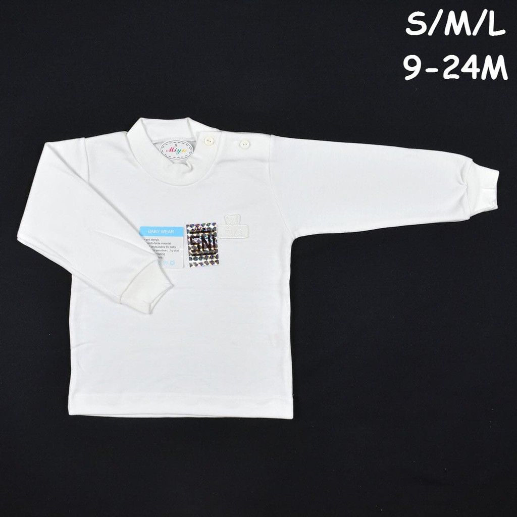 Jual MIYO 1 Pcs Oblong Panjang Bayi/Baby Putih S,M,L (9-12, 12-18, 18 ...