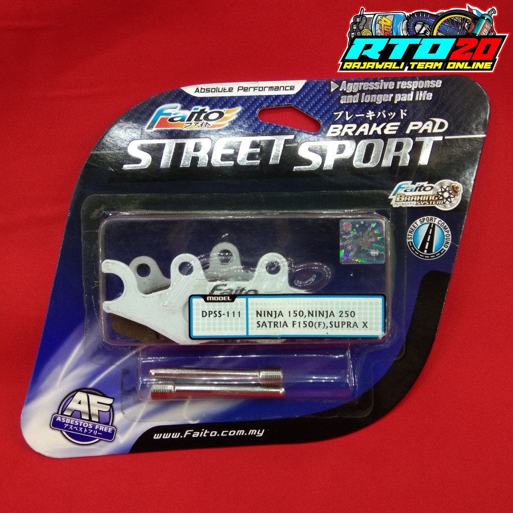 Jual Disc Pad / Kampas Rem Ninja 150, Satria F150 Depan, Ninja 250 ...