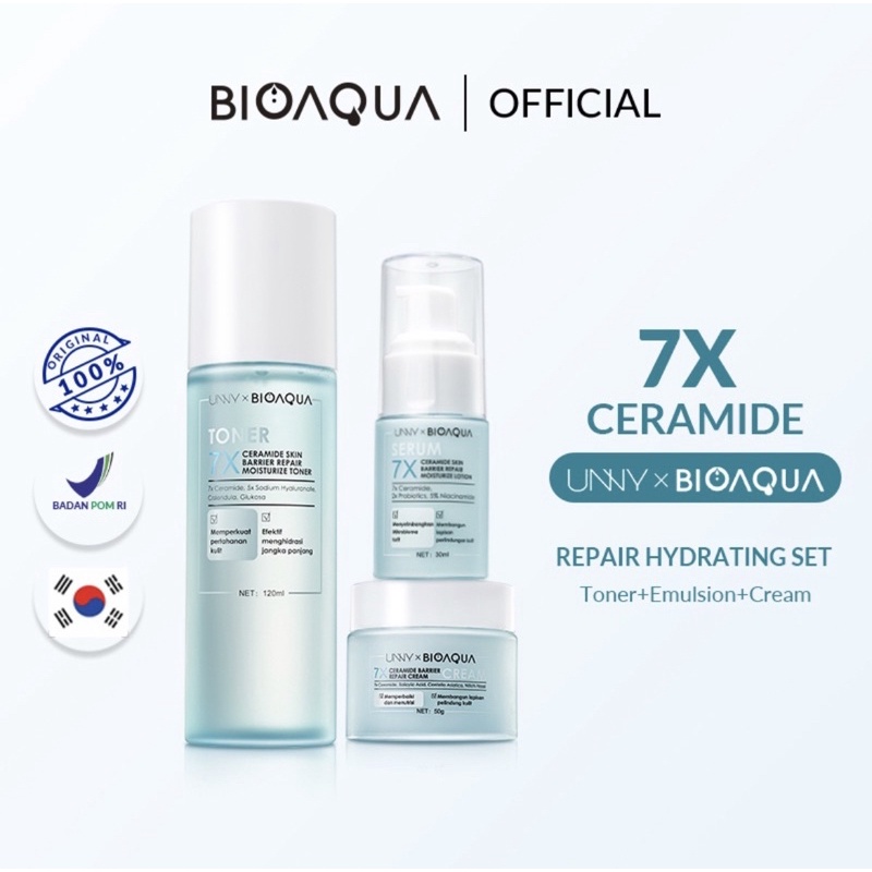 Jual BIOAQUA 7X CERAMIDE SKIN BARRIER REPAIR MOISTURIZE CREAM 50gr ...