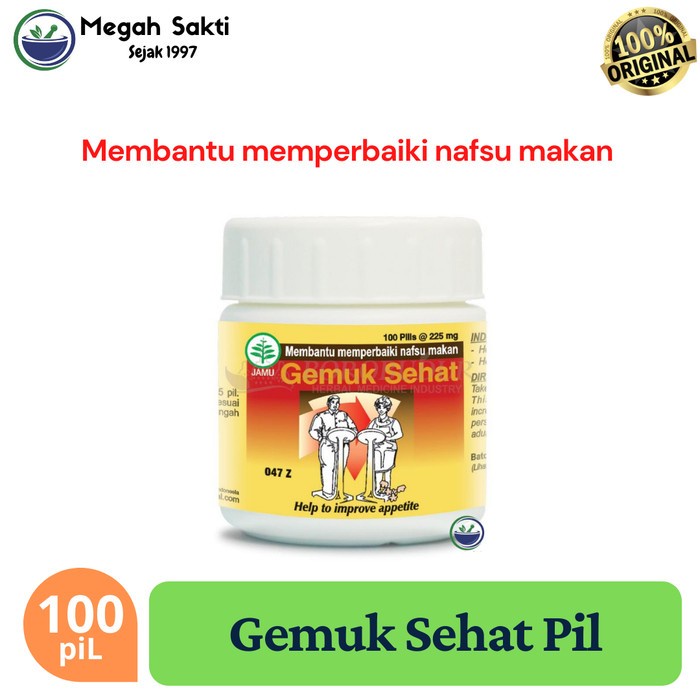 Jual Megah Sakti - Gemuk Sehat piL - Meningkatkan Nafsu Makan dan Berat ...