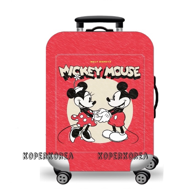 Jual Sarung koper cover mickey mouse disney minnie spandek import lucu ...