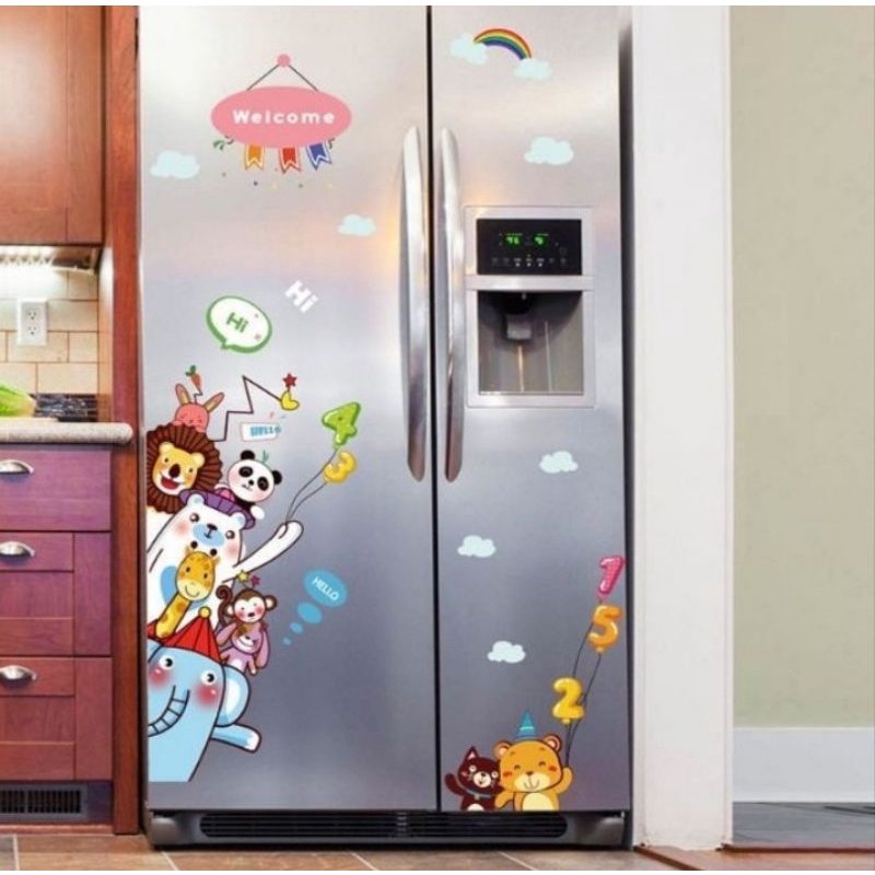 Jual Stiker Dinding wallstiker Motif Karakter Animal Hewan Welcome ...